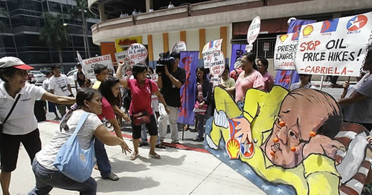 Philippines Oil Protest