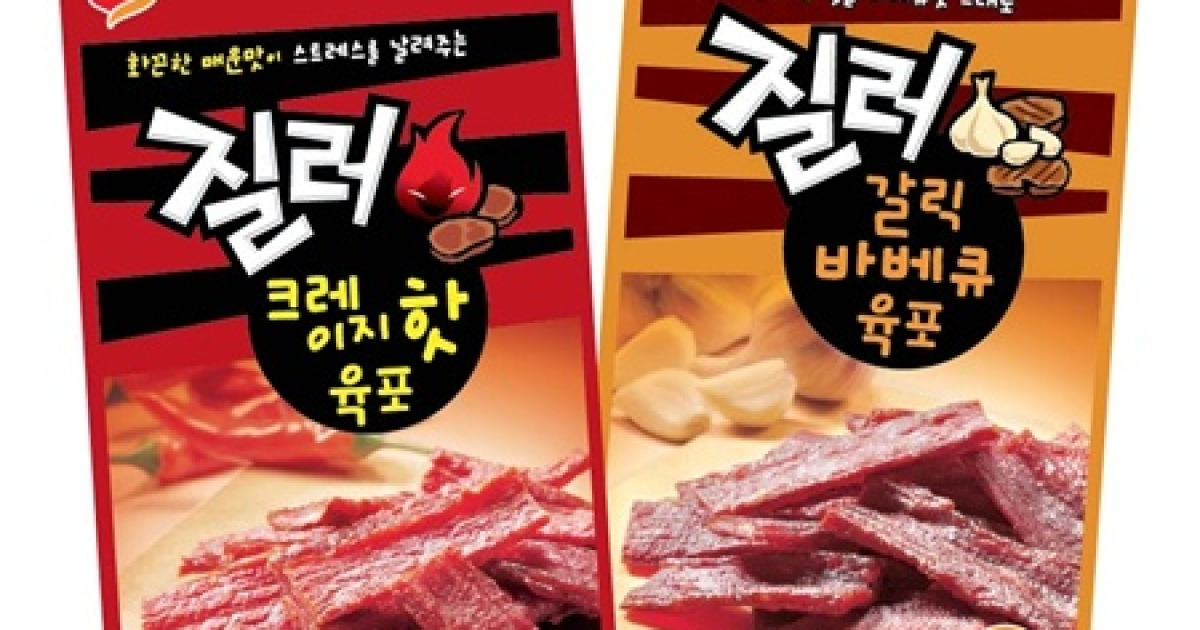 샘표 육질 강조한 질러 육포 2종 출시