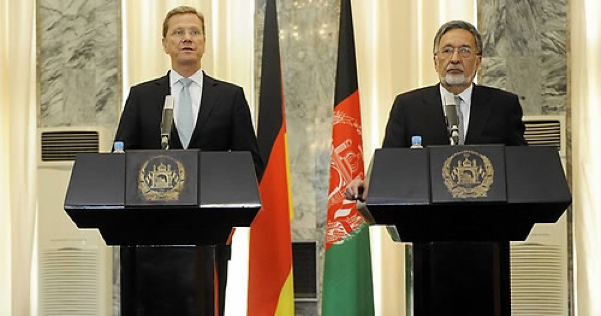 AFGHANISTAN GERMANY WESTERWELLE VISIT
