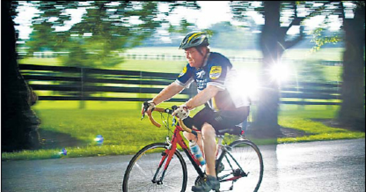 Once 420 pounds, man cut his weight in half by cycling