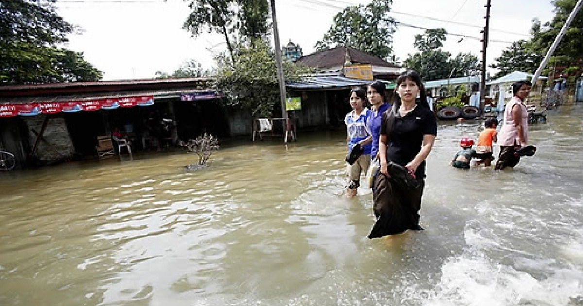 MYANMAR FLOOD VICTIMS