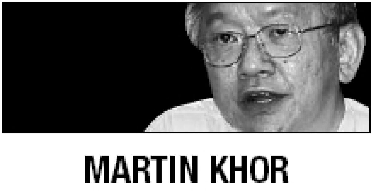 [Martin Khor] Still in pursuit of full independence