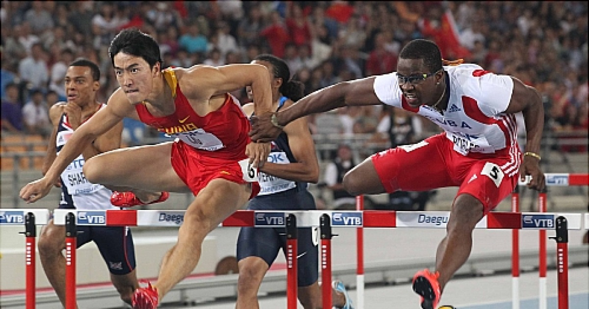 [대구세계육상][최종]男 110m 허들 로블레스 실격, 리차드슨 金..지터 100m 우승