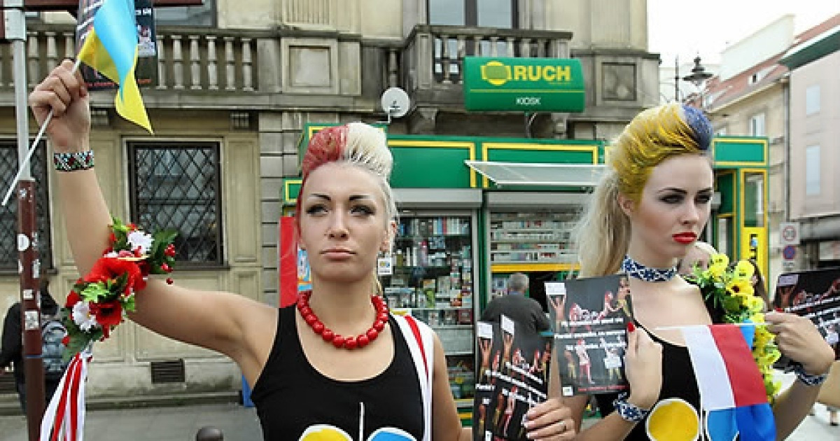 POLAND FEMEN PROTEST EURO 2012