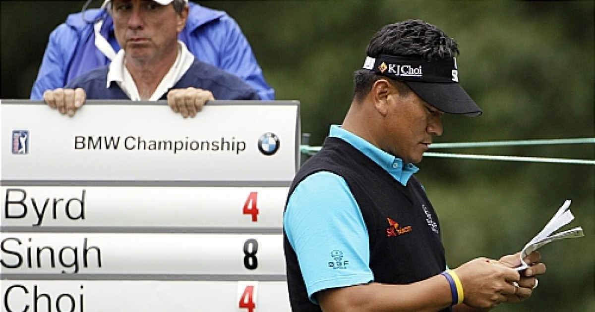 최경주, BMW 2R 공동 12위로 '주춤'