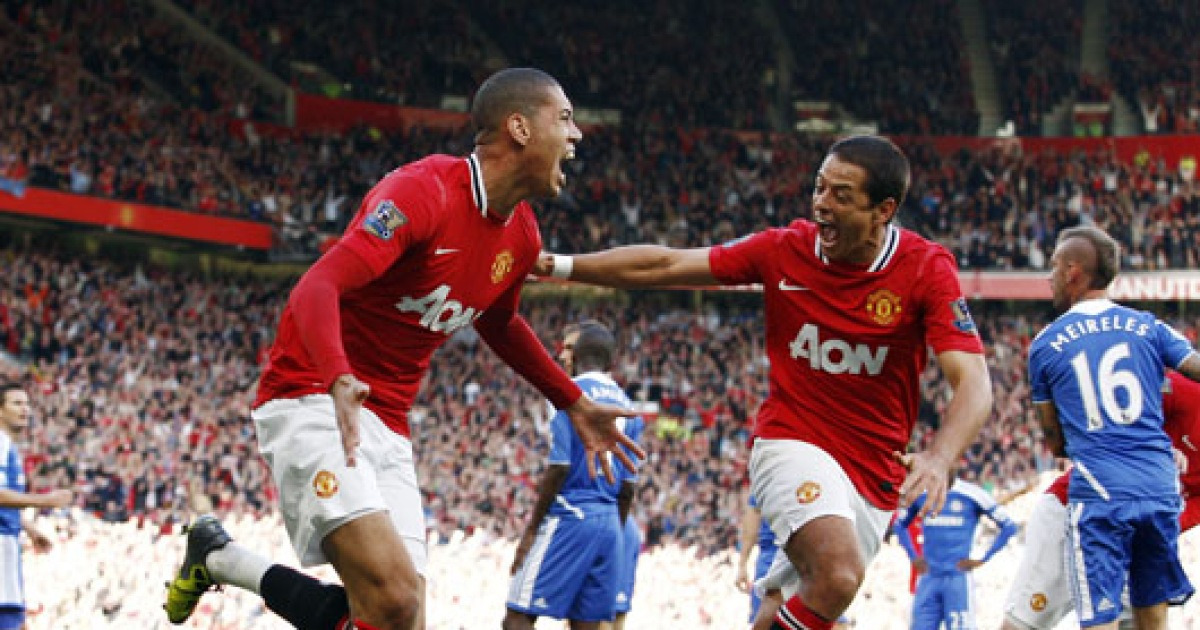 [EPL 5R] '박지성 결장' 맨유, 첼시에 3-1 승리..5연승 질주