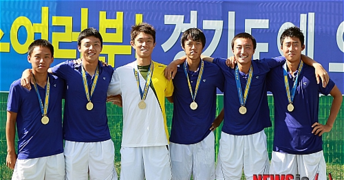 전국체전 테니스경기, 남자고등부 단체전 우승한 동래고