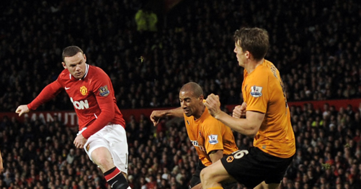 [EPL 15R] '박지성 결장' 맨유, 울버햄턴에 4-1 승리..루니-나니 두 골씩