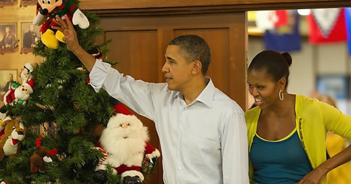 USA OBAMA FAMILY CHRISTMAS
