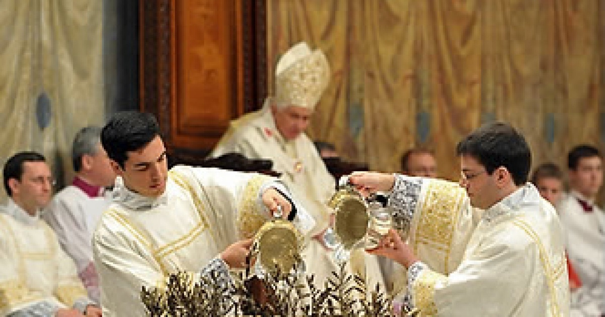 VATICAN POPE BAPTISM CEREMONY