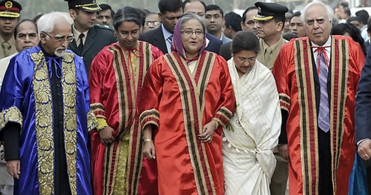 INDIA SHEIKH HASINA VISIT