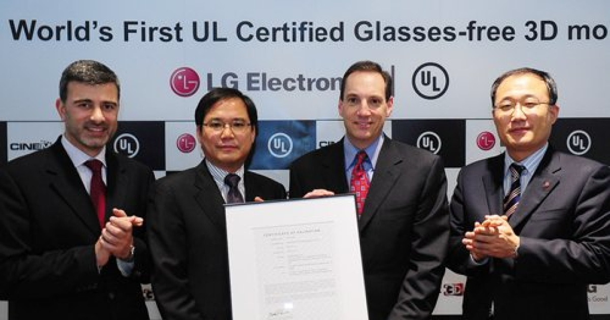 Lg 무안경 시네마 3d 모니터 Ul 안전인증