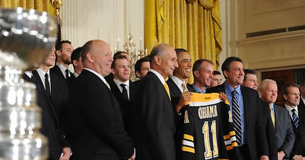 USA WHITE HOUSE ICE HOCKEY NHL BRUINS