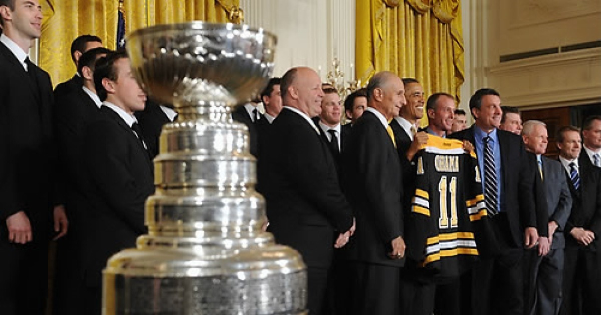 USA WHITE HOUSE ICE HOCKEY NHL BRUINS