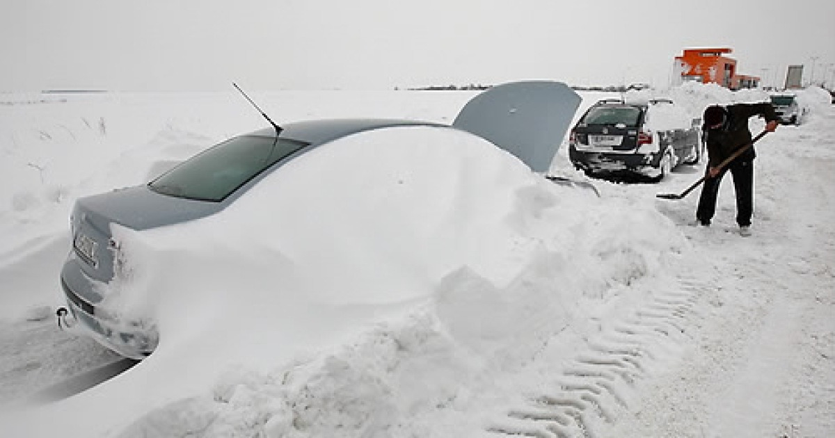 ROMANIA WEATHER SNOW