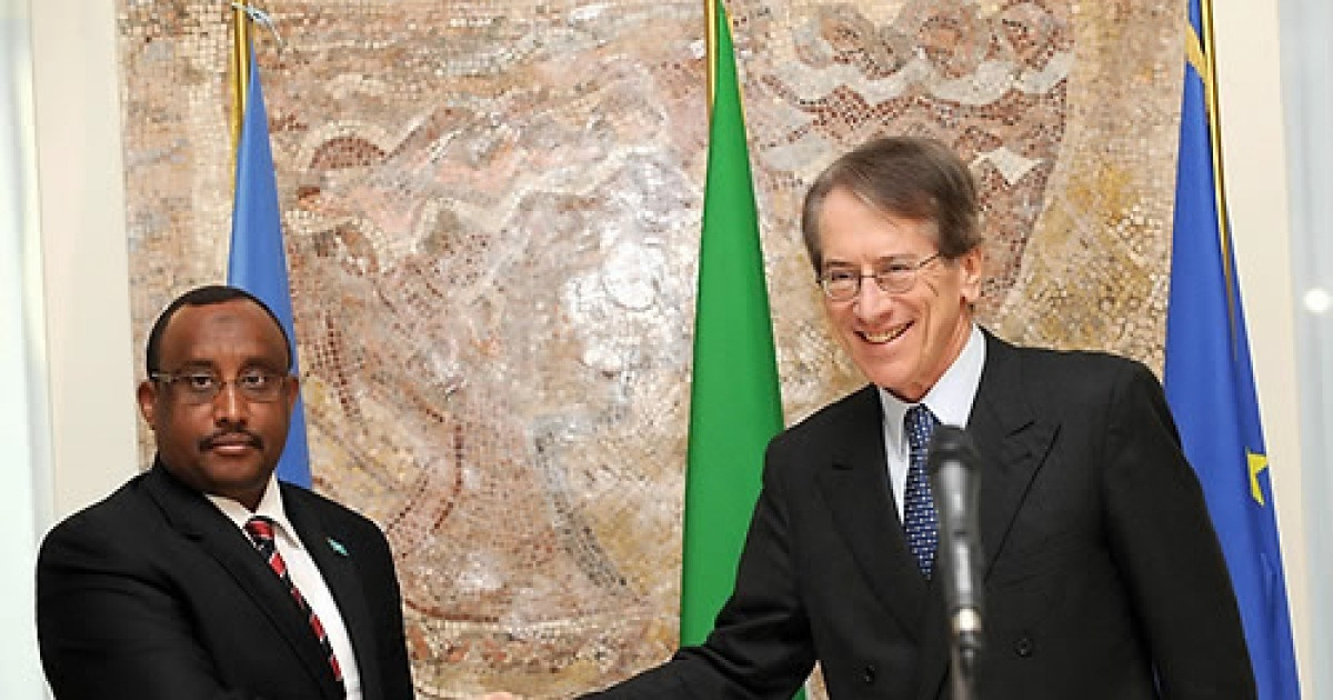 ITALY SOMALIA PM VISIT