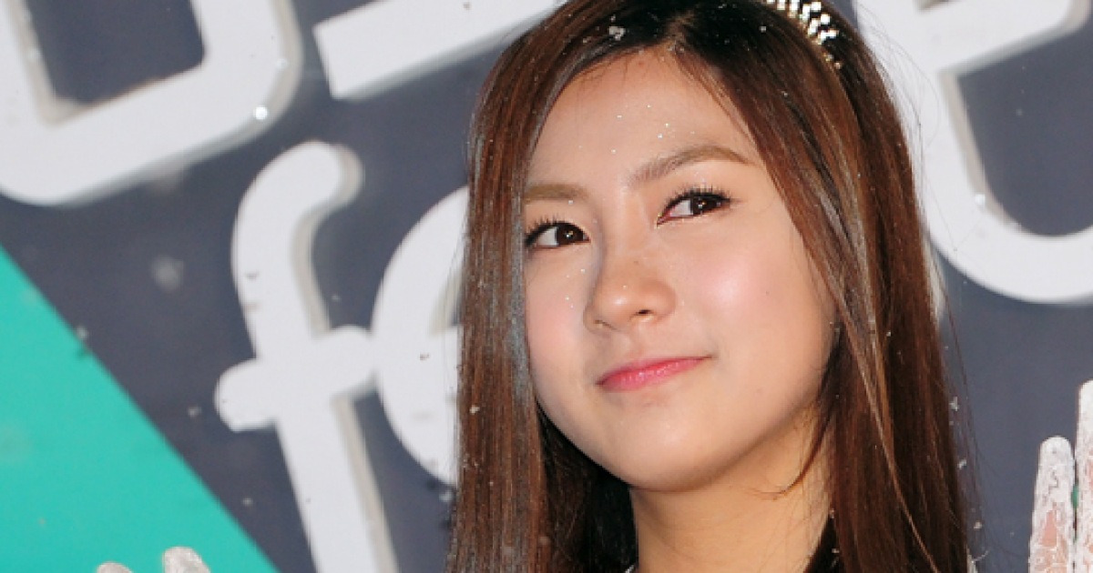 [TD포토] MBC뮤직페스티벌 에이핑크 오하영, '추워도 표정은 스마일~'