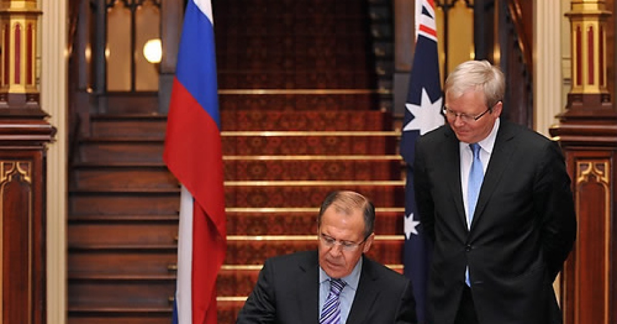 AUSTRALIA RUSSIA DIPLOMACY