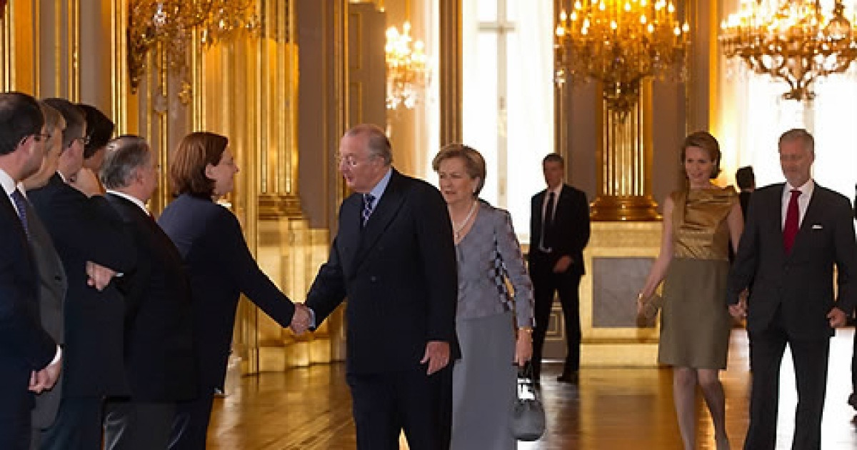 BELGIUM ROYALS RECEPTION AUTHORITIES
