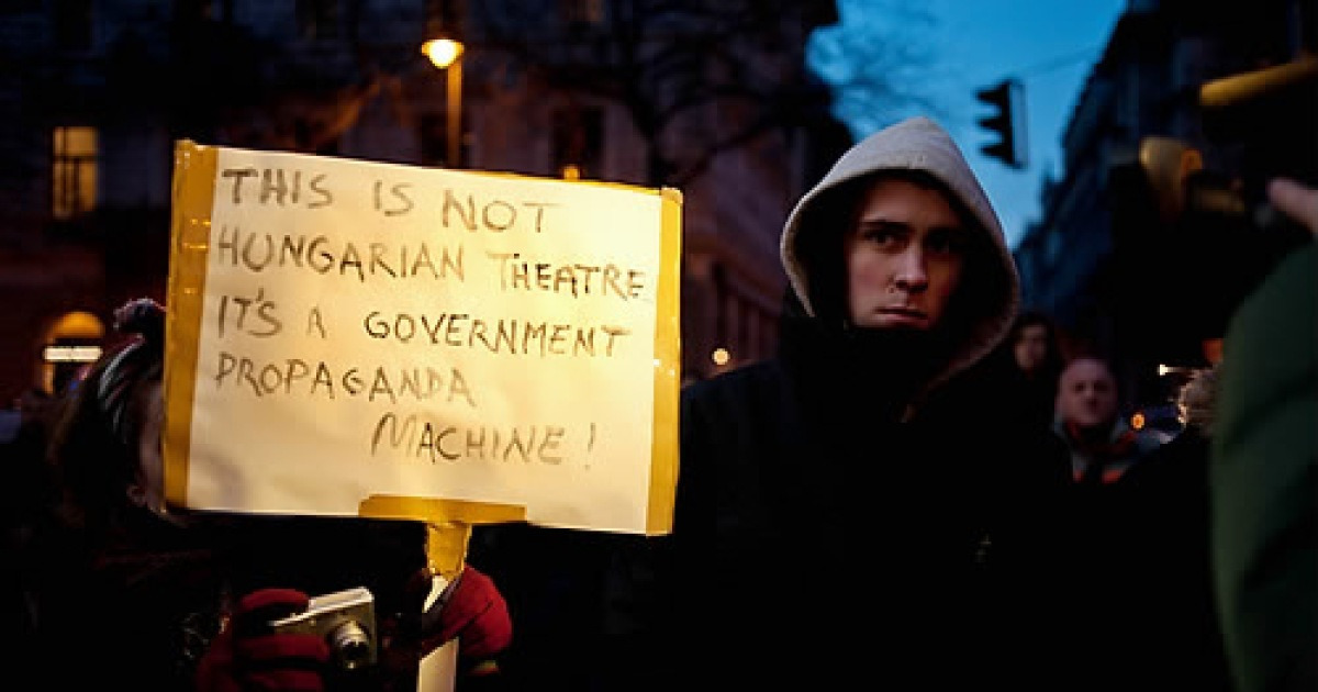 HUNGARY PROTEST