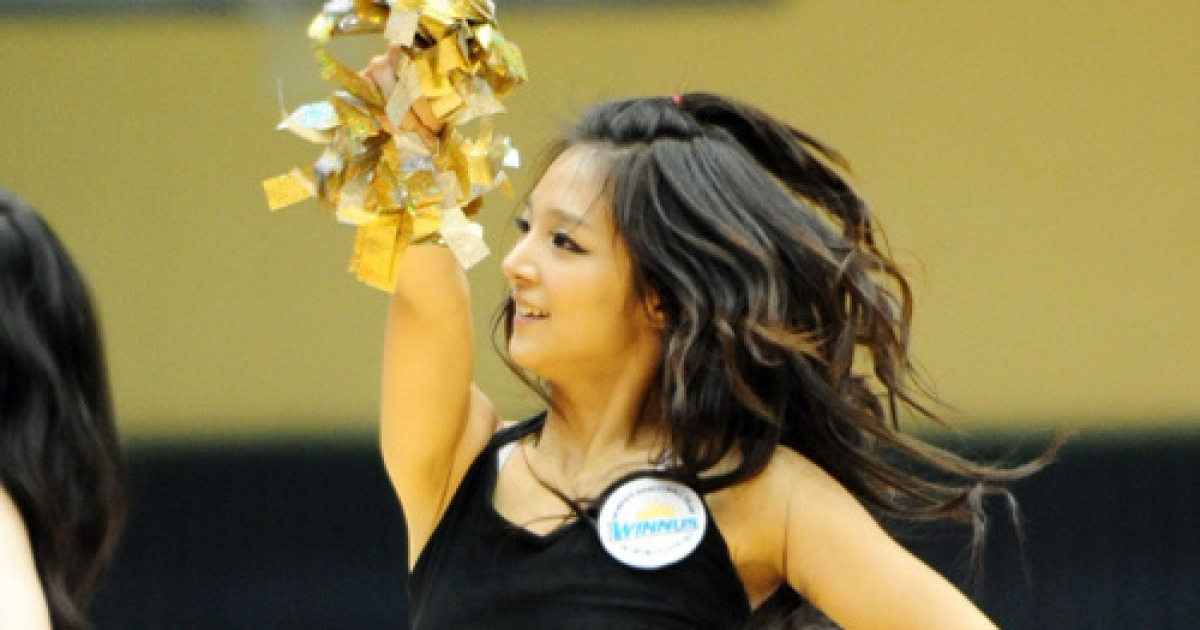 [WKBL] 치어리더 'KDB생명 화이팅!'