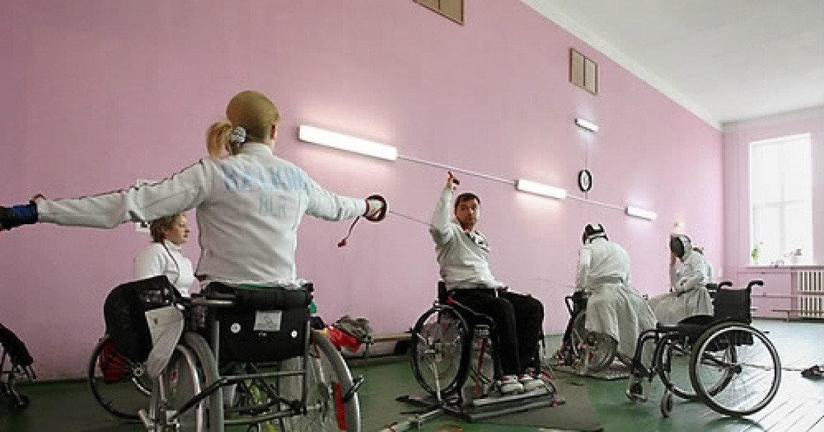 BELARUS PARALYMPICS WHEELCHAIR FENCING