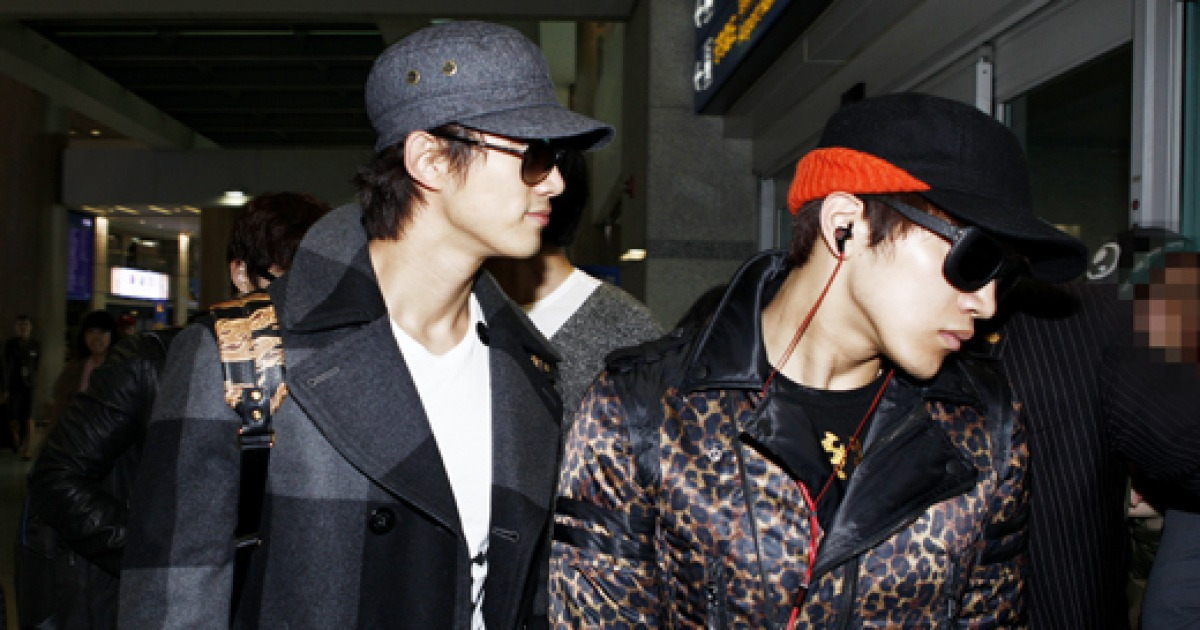 [bnt포토] 2PM 택연-준수 '살아있는 옆라인'