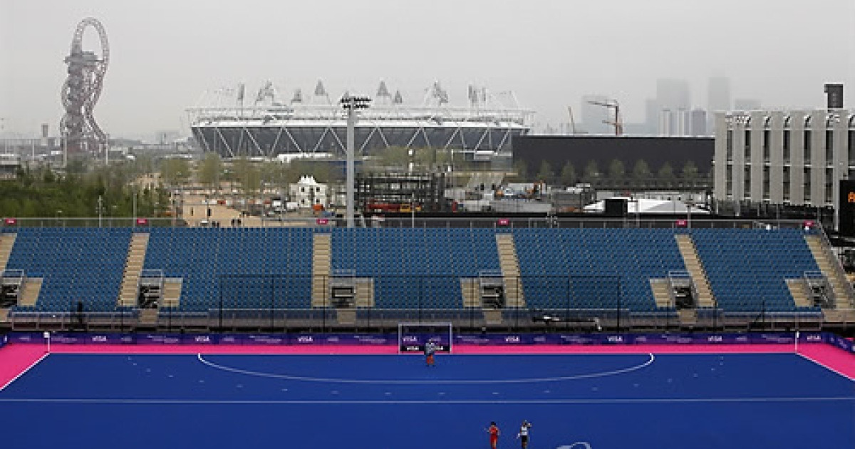 BRITAIN OLYMPIC FIELD HOCKEY TEST EVENT