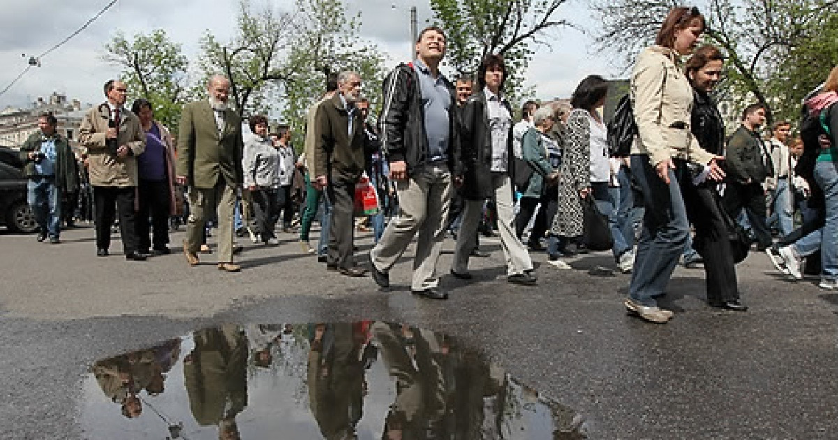 RUSSIA OPPOSITION CONTROL WALK