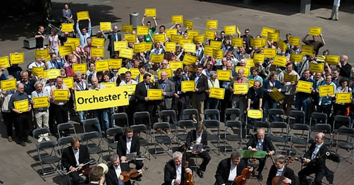 GERMANY ORCHESTRA PROTEST