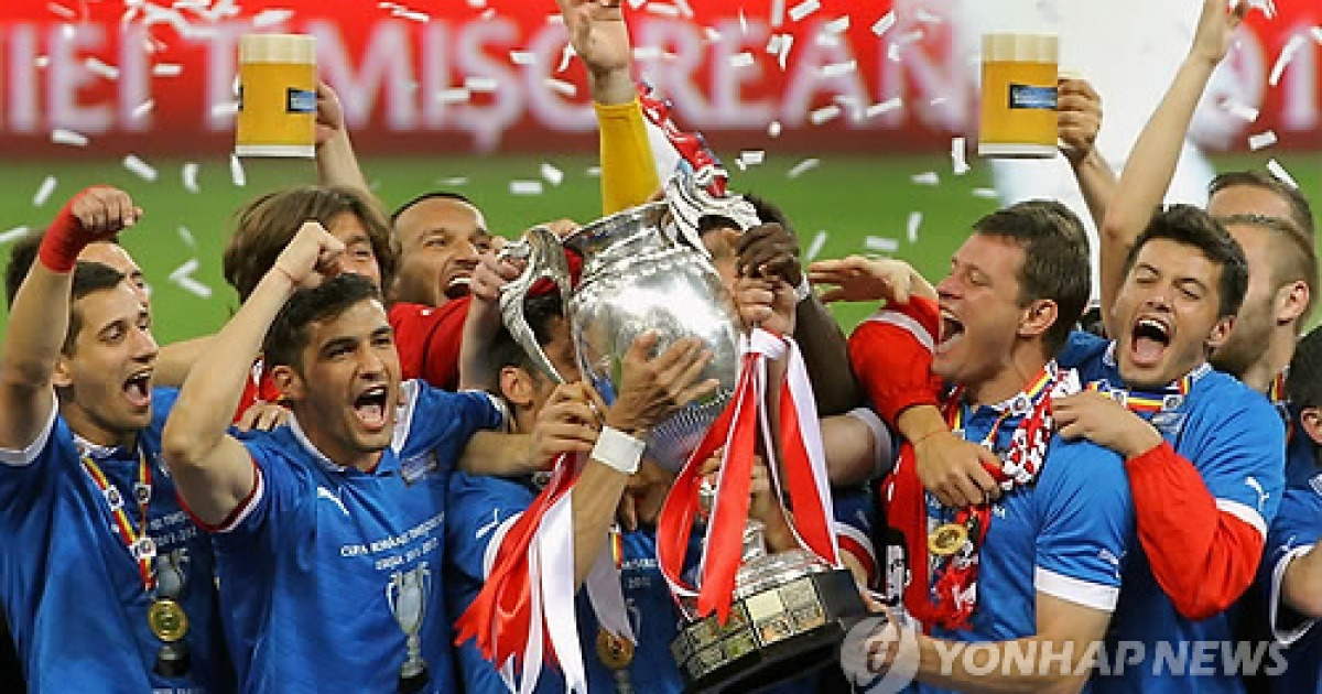 ROMANIA SOCCER ROMANIAN CUP FINAL
