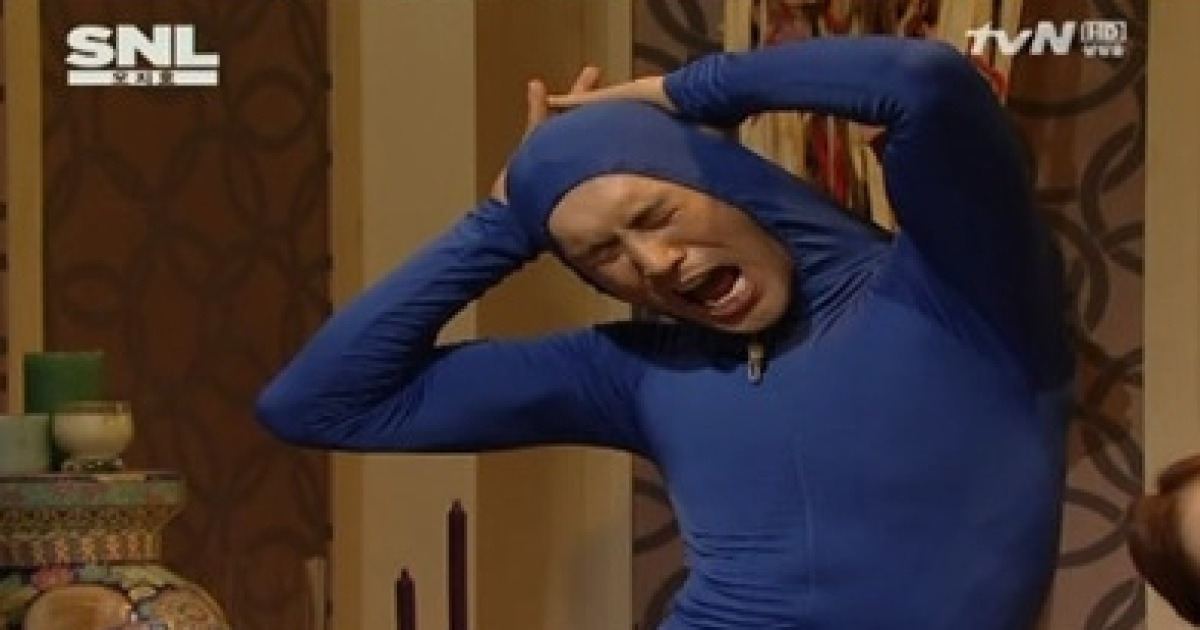 오지호 쫄쫄이옷 입고 망가졌다 '울퉁불퉁 근육몸매 민망'(SNL2)