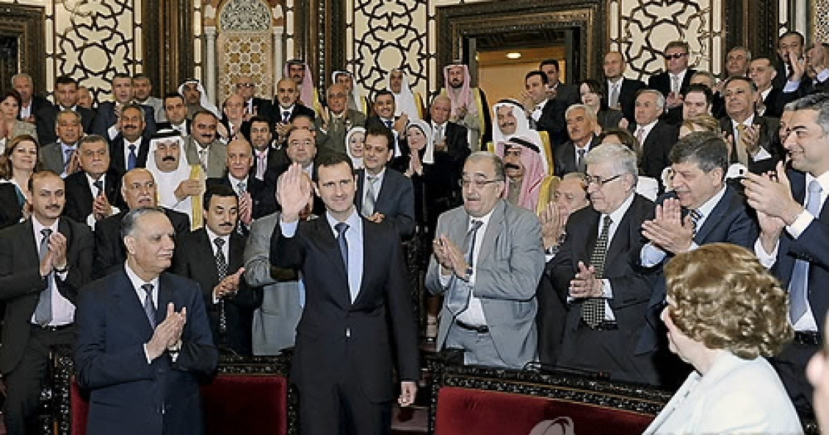 SYRIA NEW PARLIAMENT ASSAD SPEASH