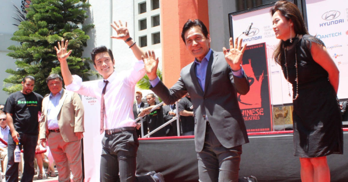 Ahn, Lee leave permanent impression on Hollywood