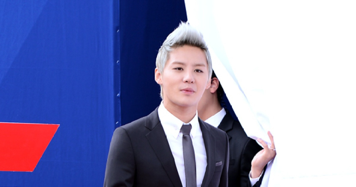 [TD포토] JYJ 김준수 '신나는 발걸음~'