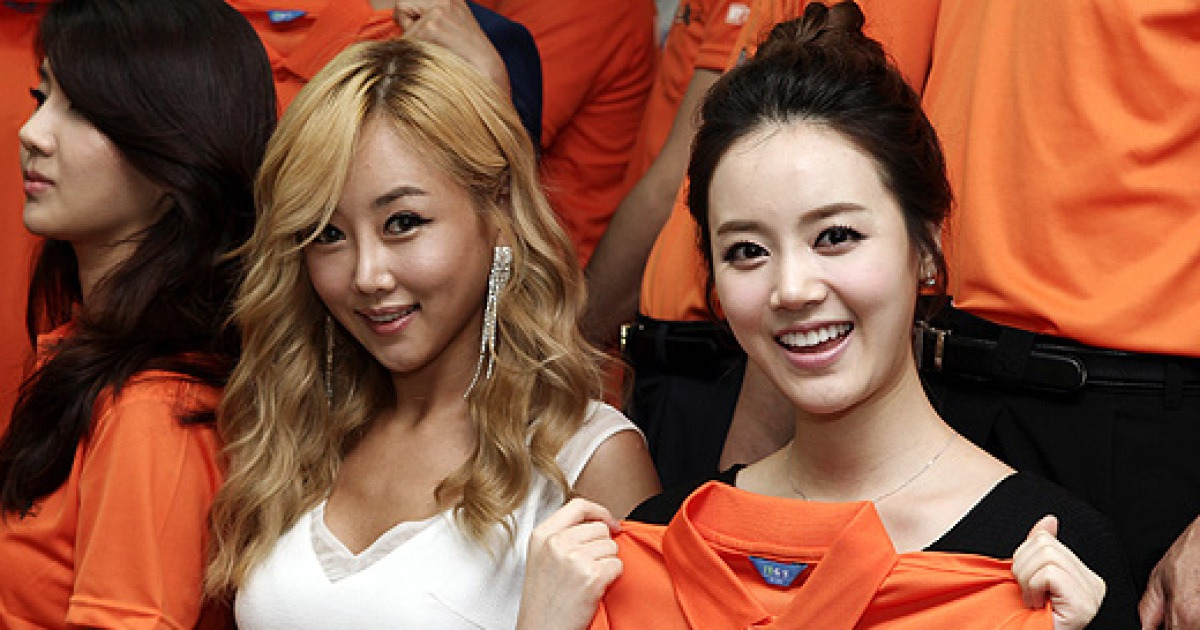 [bnt포토] 장민주-신고은, 해맑은 표정의 보령머드축제 홍보대사