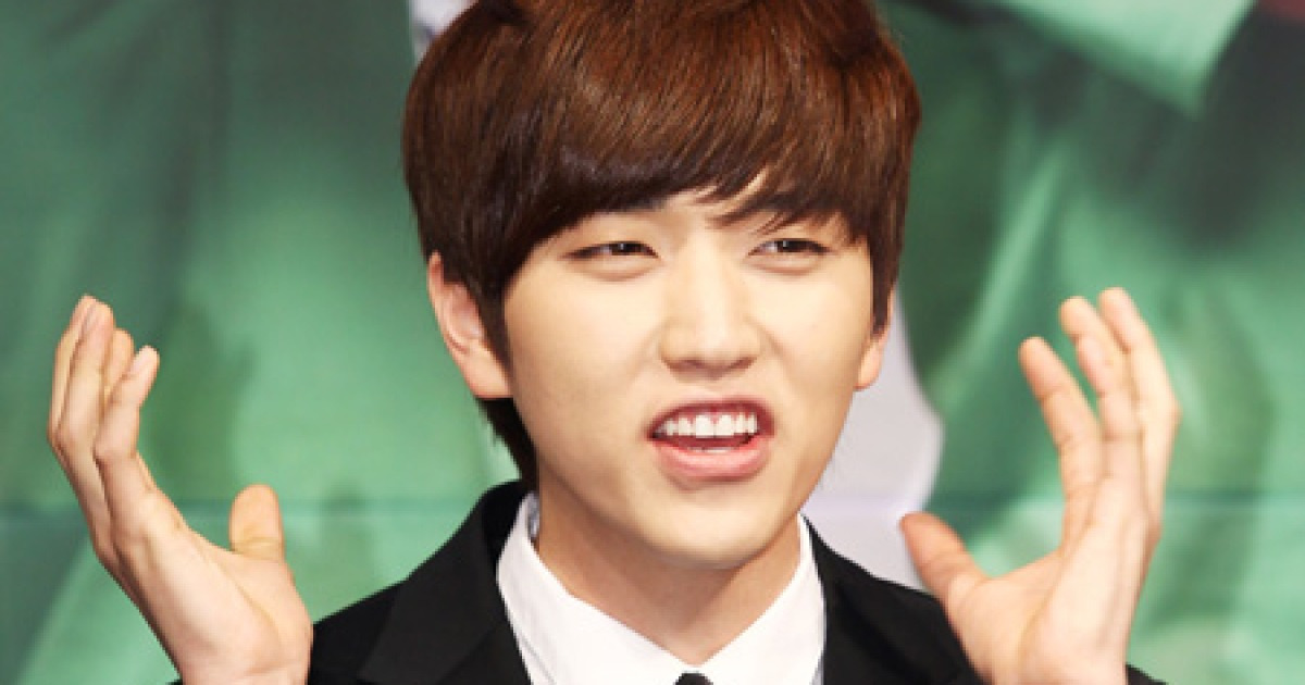 [bnt포토] B1A4 산들 '리엑션 아이돌, 예능 불러주세요~'