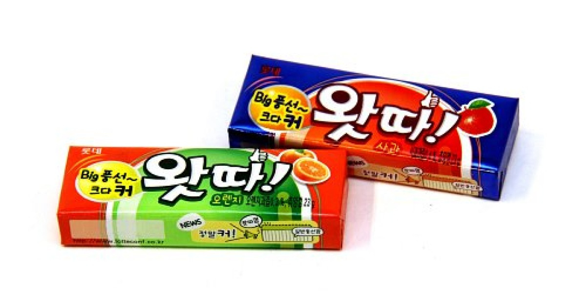 롯데제과 부드러운 풍선껌 왓따 출시