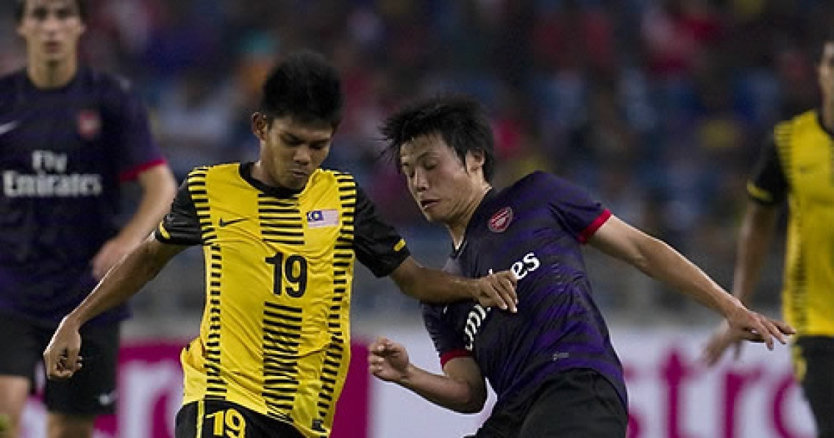 MALAYSIA SOCCER ARSENAL LONDON