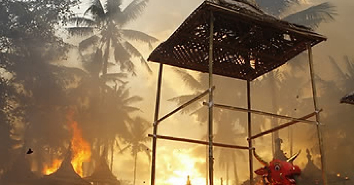 INDONESIA BALI MASS CREMATION