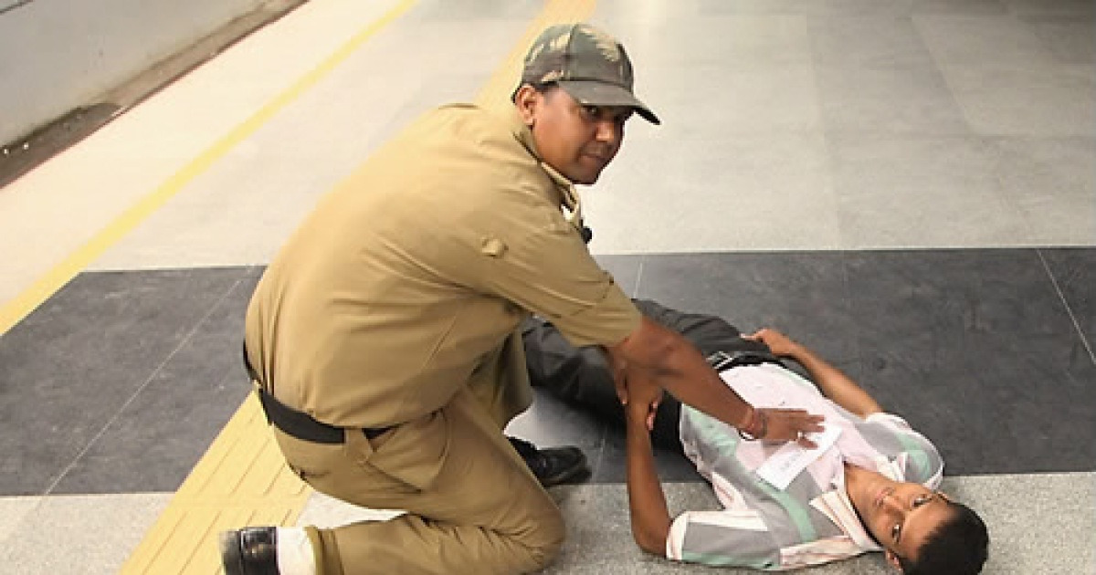 INDIA DELHI METRO MOCK DRILL
