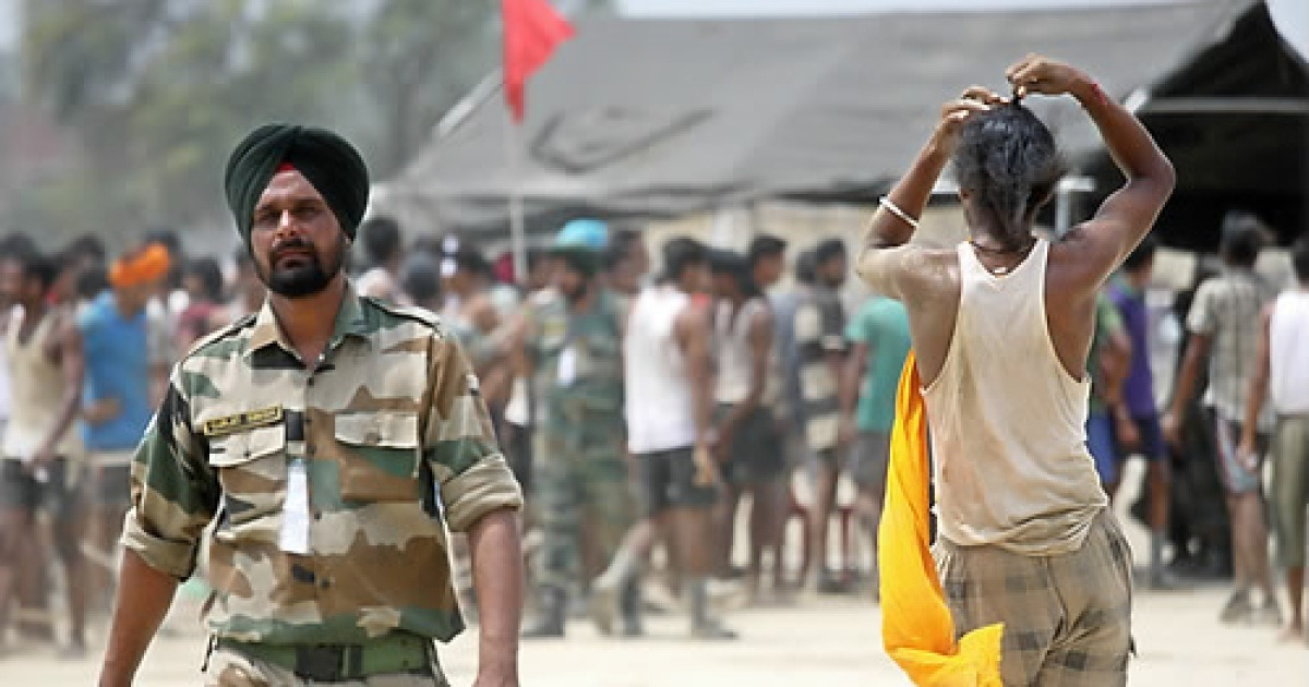 INDIA ARMY RECRUTIMENT DRIVE