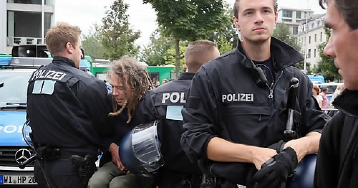 GERMANY OCCUPY FRANKFURT