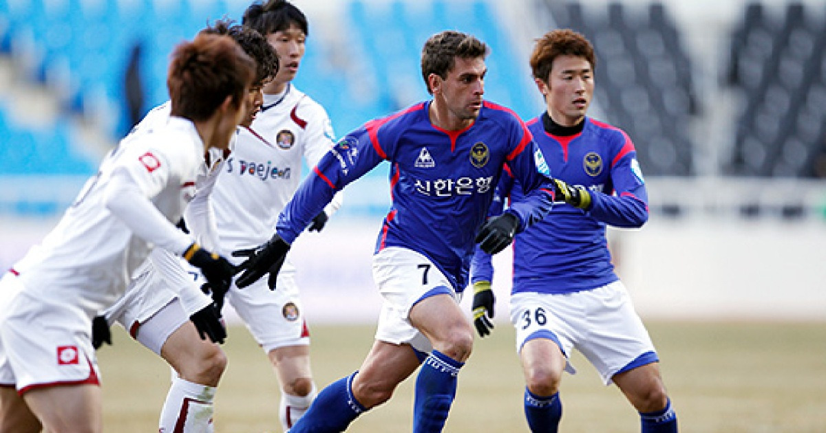 [K리그 26R] 인천, 대전에 2-0 승.. 10위로 순위 상승