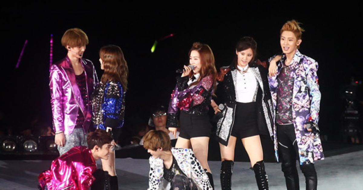 [bnt포토] 소녀시대-EXO '매력넘치는 합동공연'