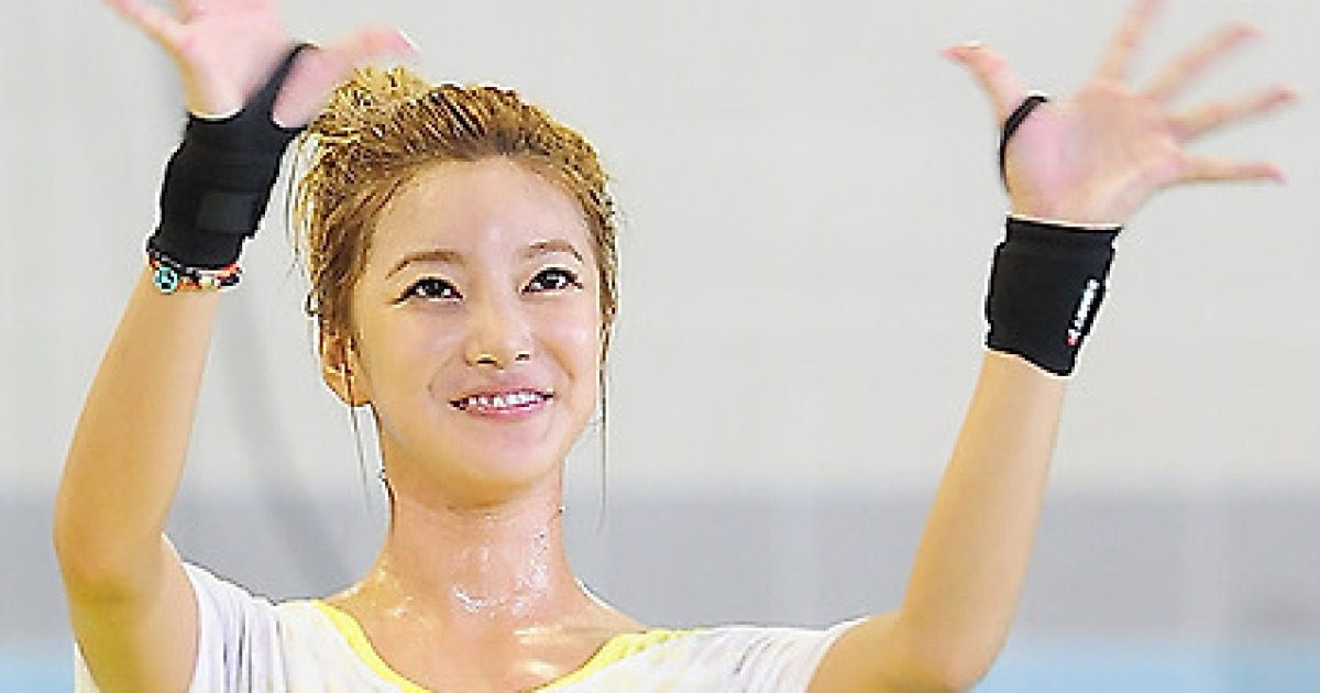 [bnt포토] NS윤지 '수영장 촬영은 즐거워'