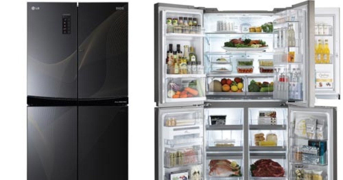 LG전자, 910리터급 4도어 냉장고 출시