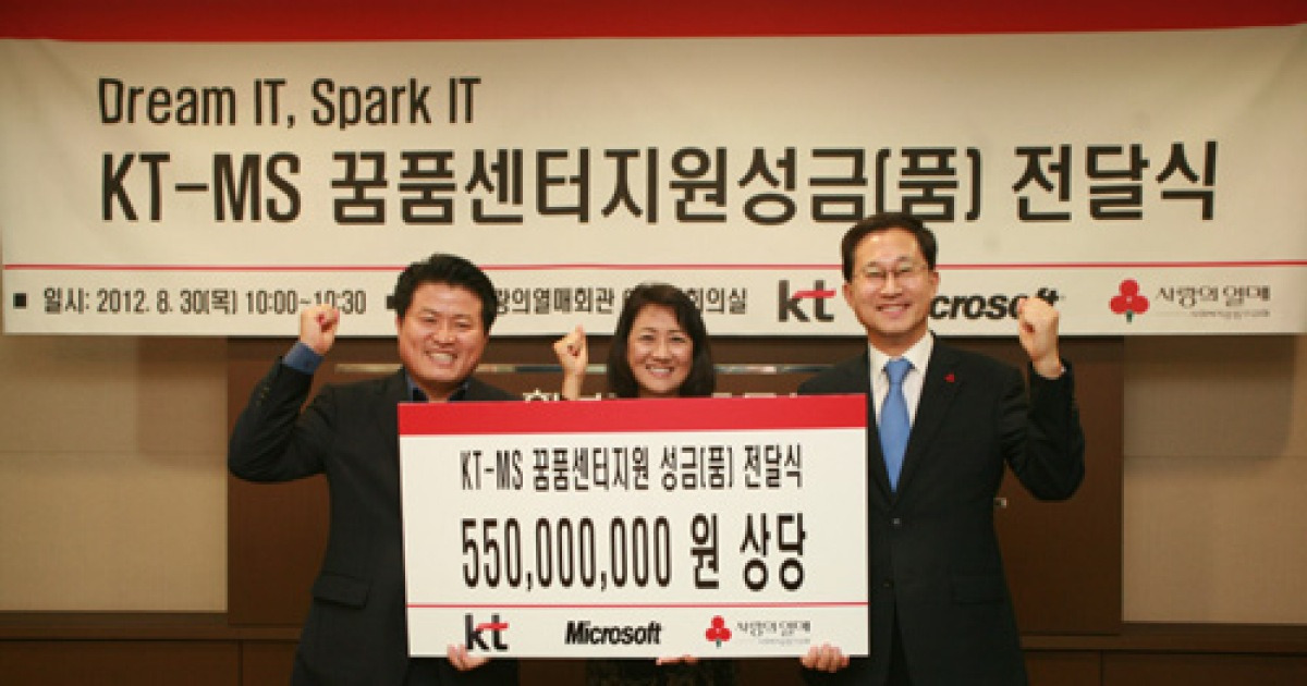 KT-MS, IT 교육을 통한 아동의 꿈 지원