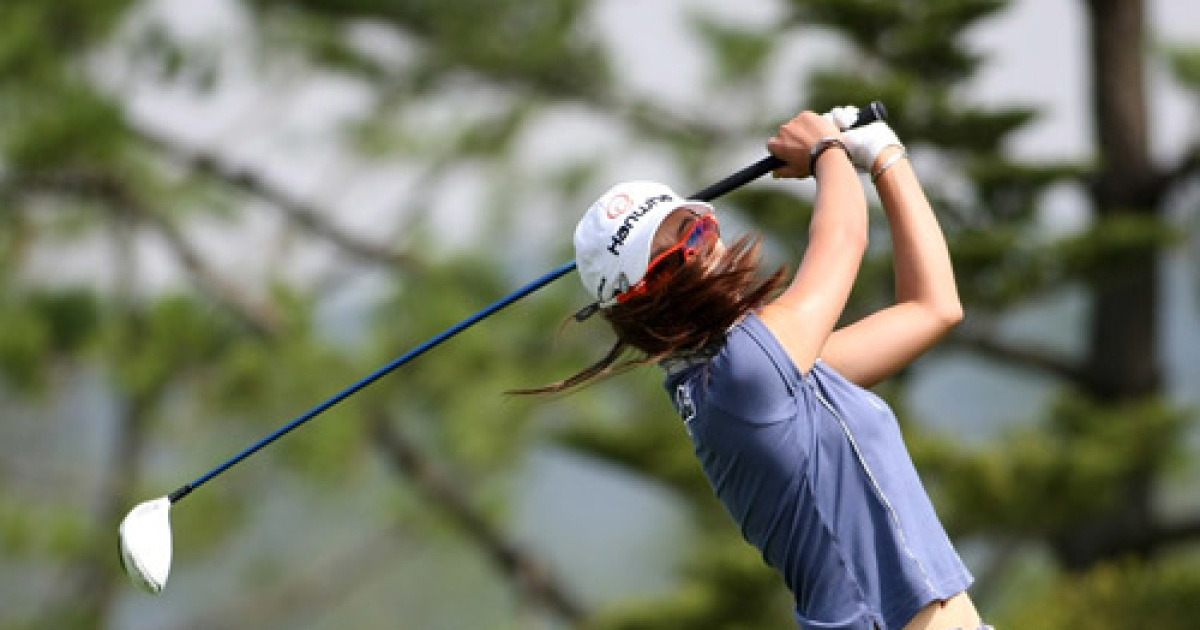 [KLPGA챔피언십]윤채영 '머리카락 휘날리며~'