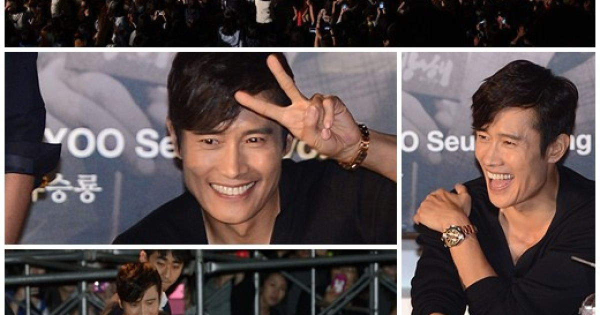 [BIFF 17th] "해운대 일대 마비"..이병헌, 월드스타의 위엄